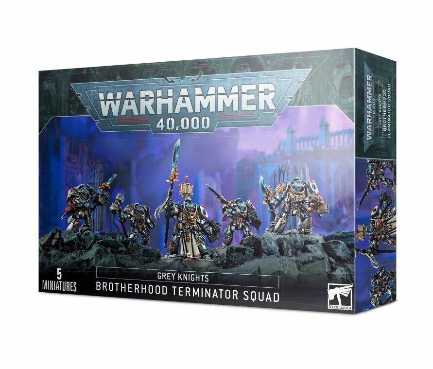Модель для сборки Warhammer 40000 Grey Knights Terminators / Paladins