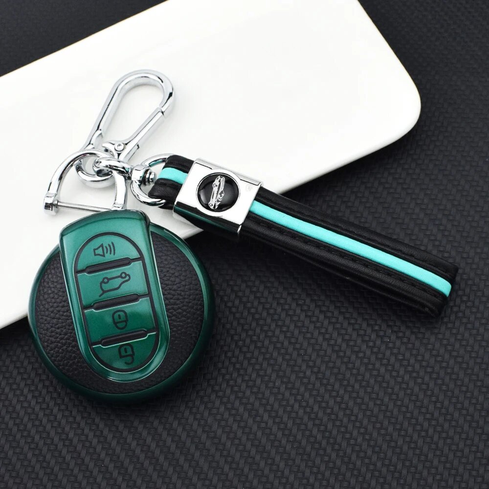 Чехол для ключей BMW MINI Cooper Green Set