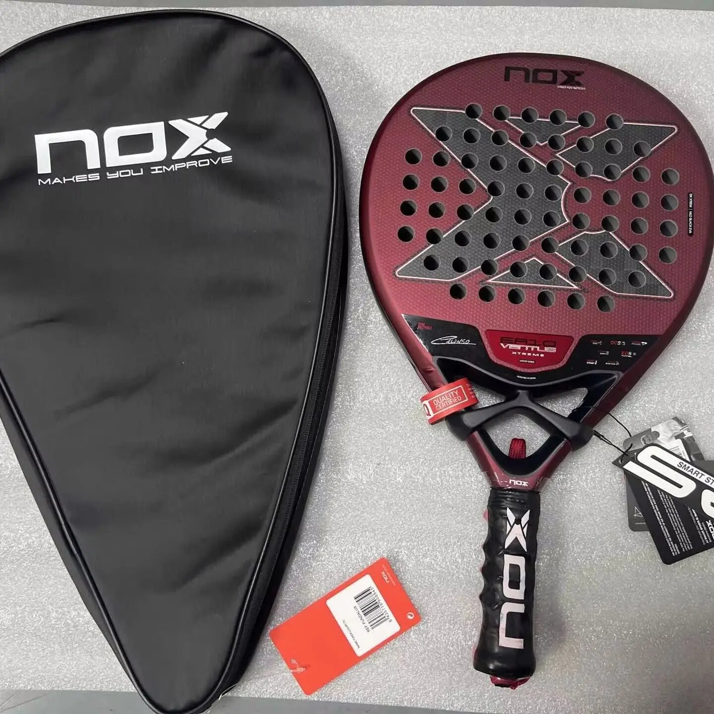 NOX New 2024 2023 2025 теннисные ракетки для падела Черный, EA10 Hybrid12K 2026