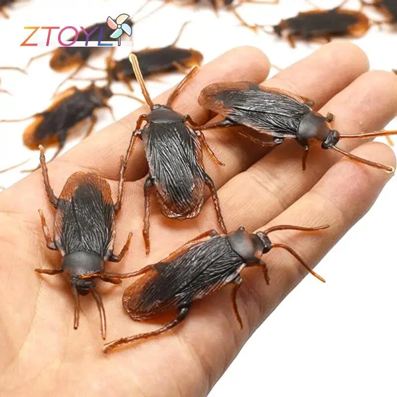 Игрушечные тараканы ZTOYL, набор из 10 шт.