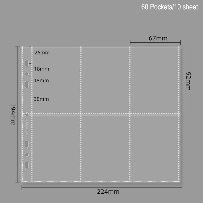 Фотоальбом для фотокарточек K-pop 3.5 inch, 6 Grid