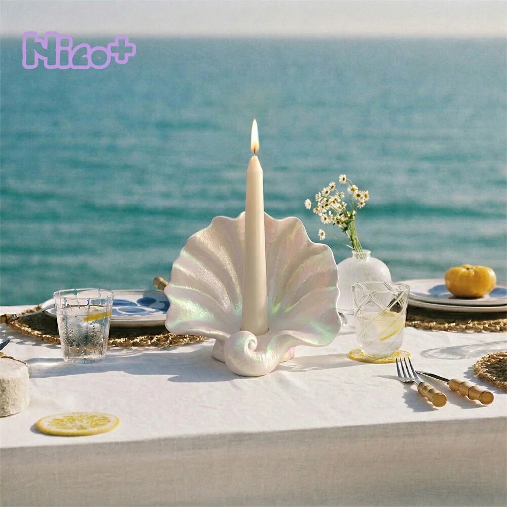 Форма для свечей GBhouse Azulmostaza × Boowan Nicole La Isla Bonita Balearic Shell из платины силикона