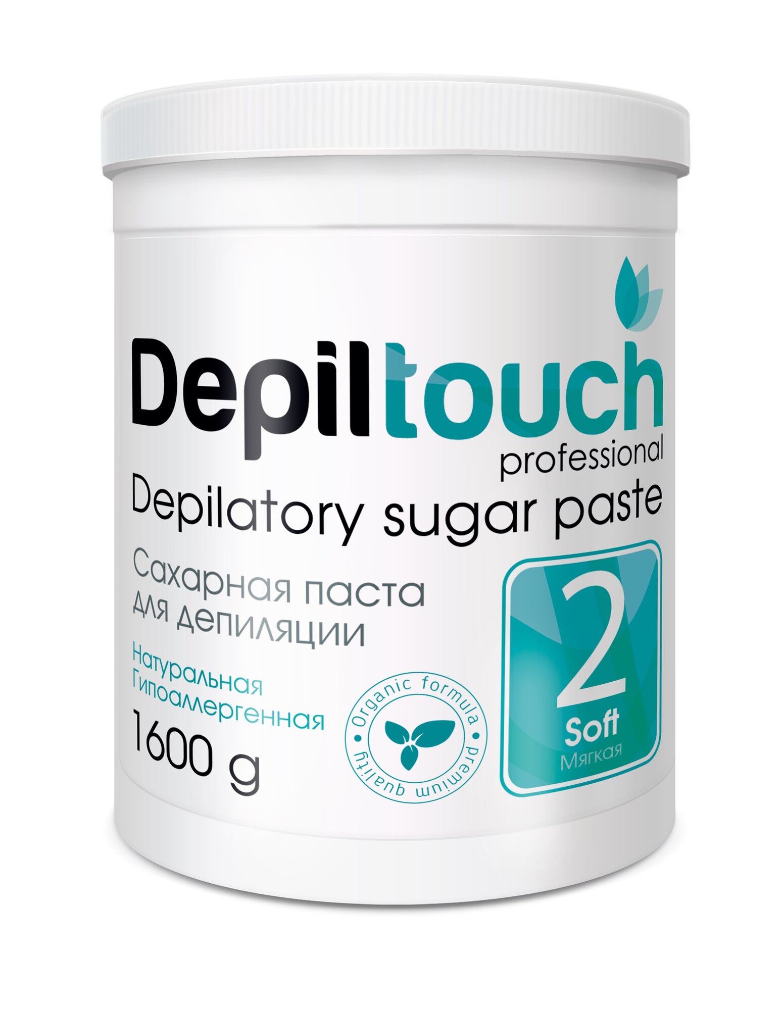 Сахарная паста для депиляции №2 Мягкая, 1600 гр Depiltouch