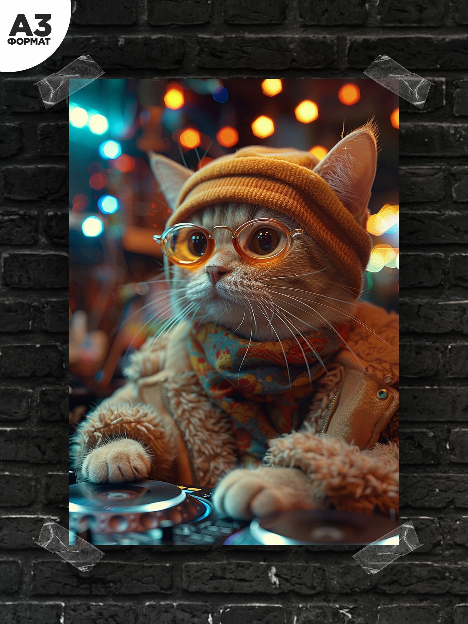 Постер Котики, Эстетика