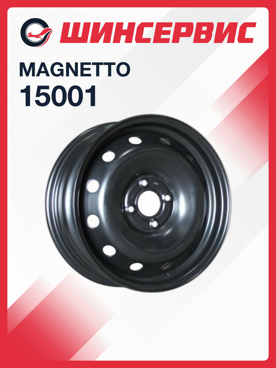 Стальной колесный диск Magnetto 15001 R15.0x6.0J 4x100.0 ET50.00 ЦО60.10 для автомобиля