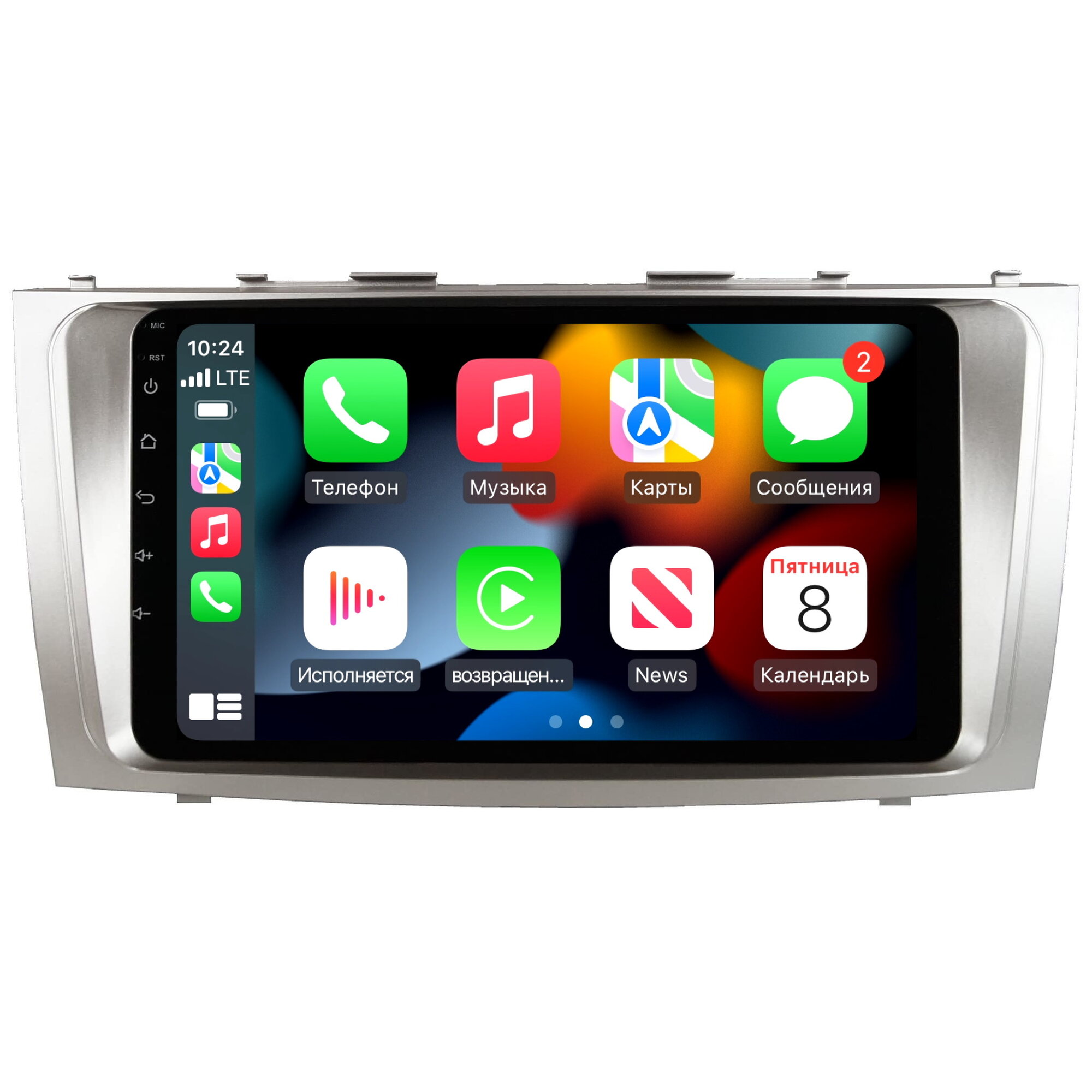 Магнитола CRS-300 Тойота Камри 2006-2011 Toyota Camry 40 с Android 14 - 6+128Gb память - Carplay - DSP - Кулер