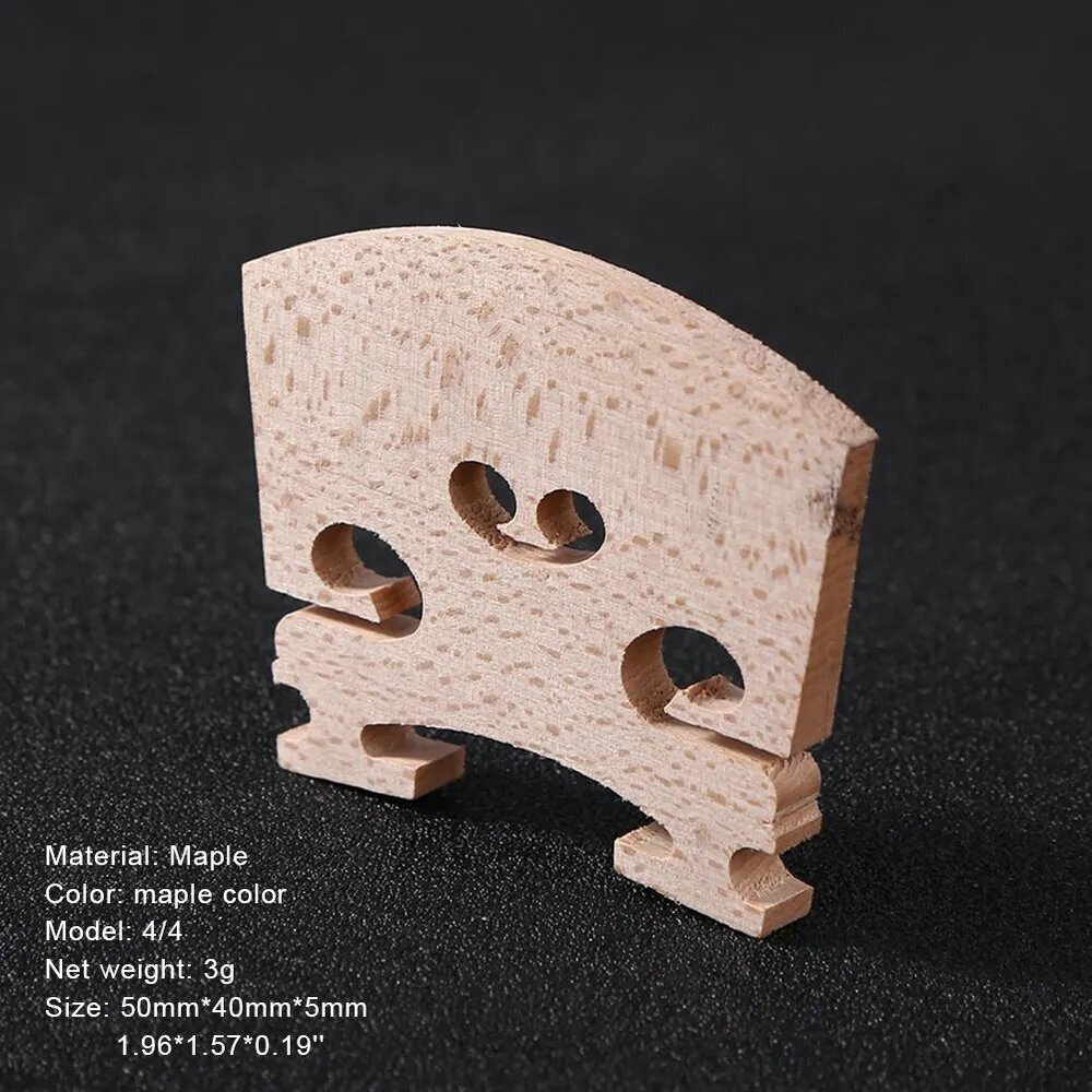 Скрипичный стойник из клёна для скрипки размера 4/4
