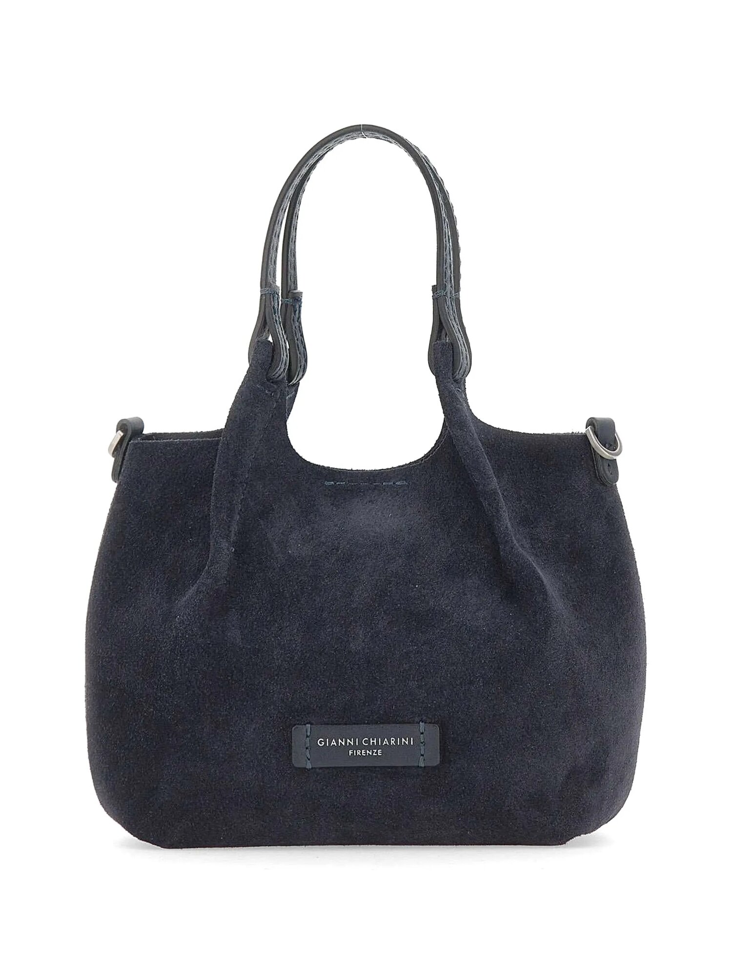 Сумка GIANNI CHIARINI Dua suede tote bag, синий — фото 1