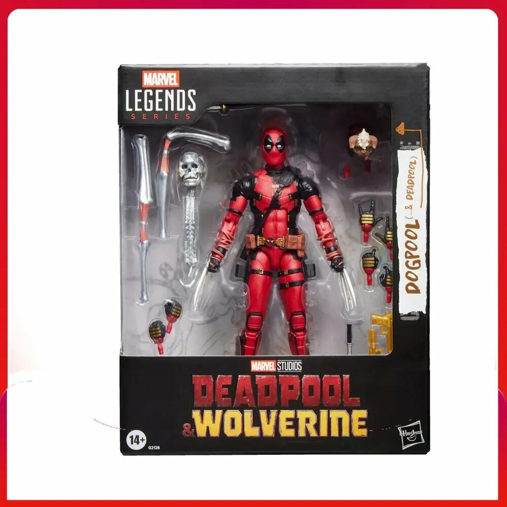 Фигурки Hasbro Фигурка героя Marvel Legends Дэдпула и Росомахи