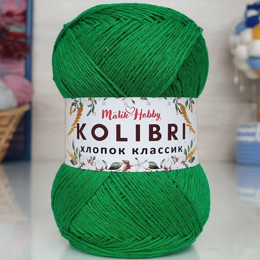 Пряжа M&h KOLIBRI хлопок классик 041 экзотика (2 мотка)