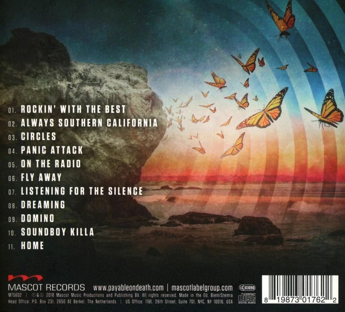 CD диск P.O.D. - Circles (CD) 2018, Digipack — фото 1