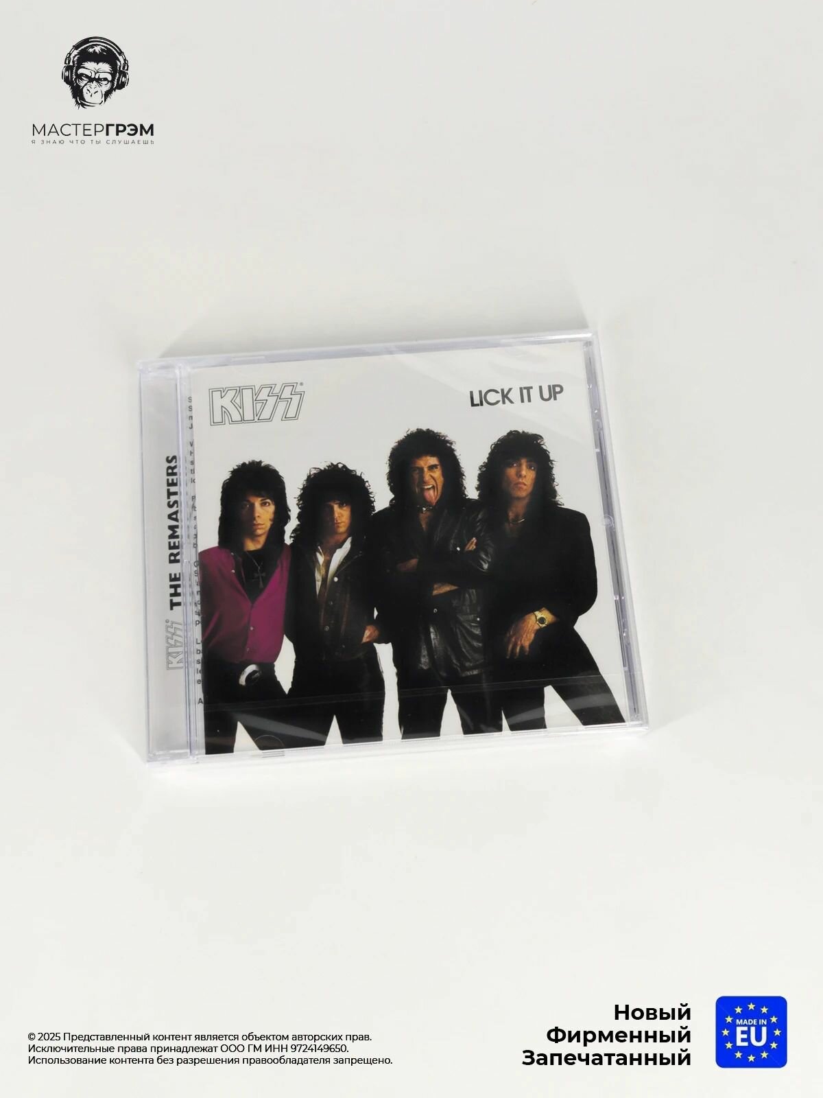 Фирменный аудио диск Kiss - Lick It Up (CD) 1998, Mercury, Jewel