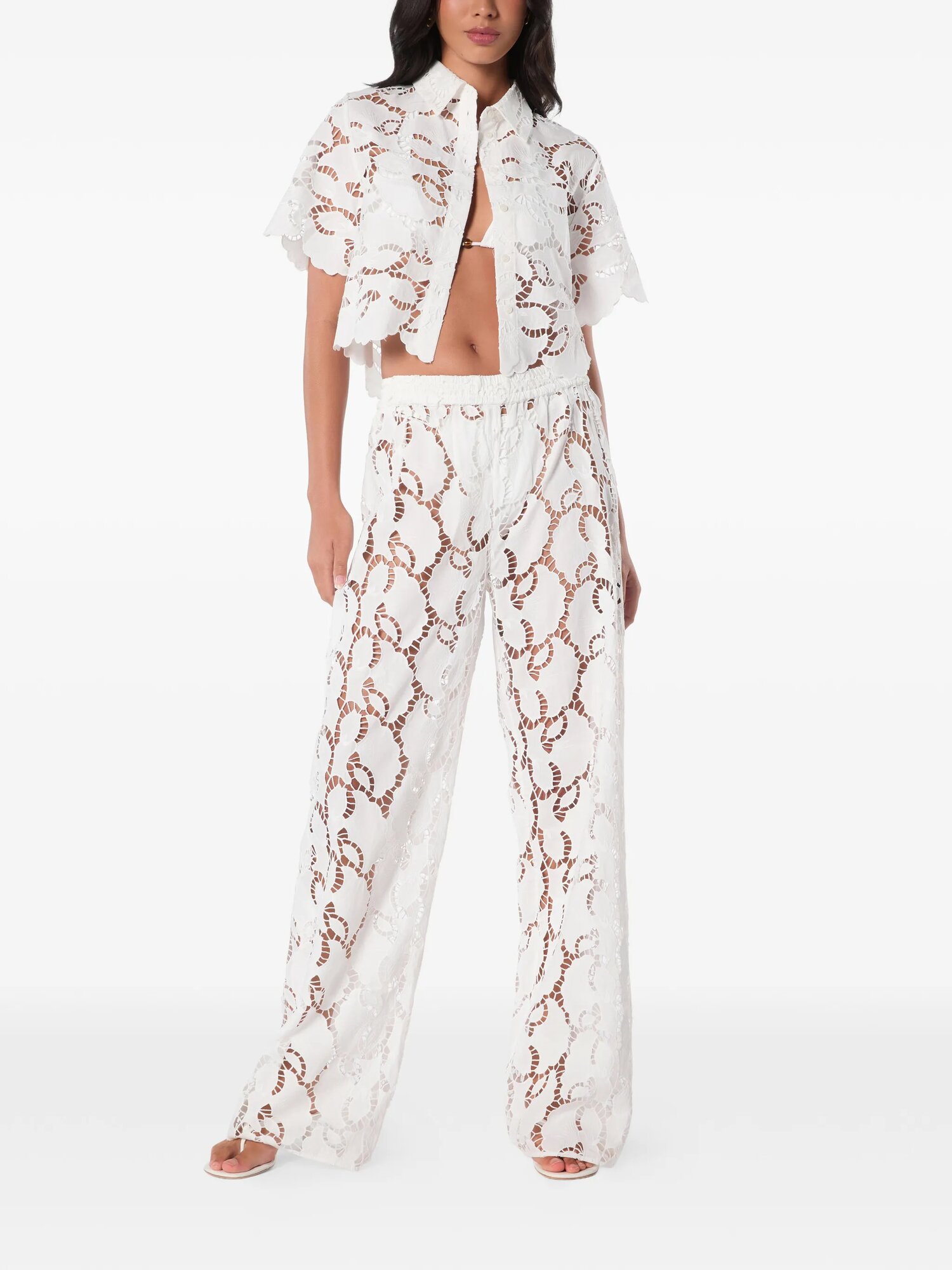 Рубашка NICHOLAS Sonora shirt, размер 12, white — фото 1
