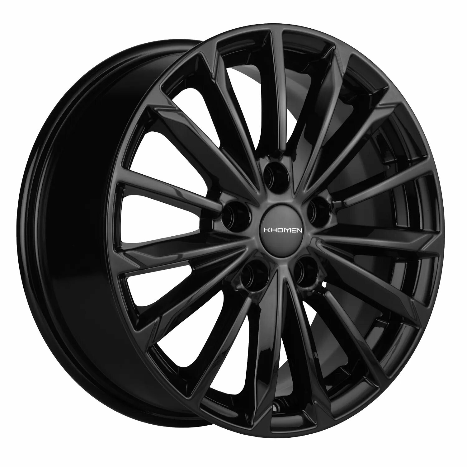 Диск автомобильный Khomen Wheels 1611 ZV 16_ASX 6,5x16 5x114,3 ET46 67,1 Black