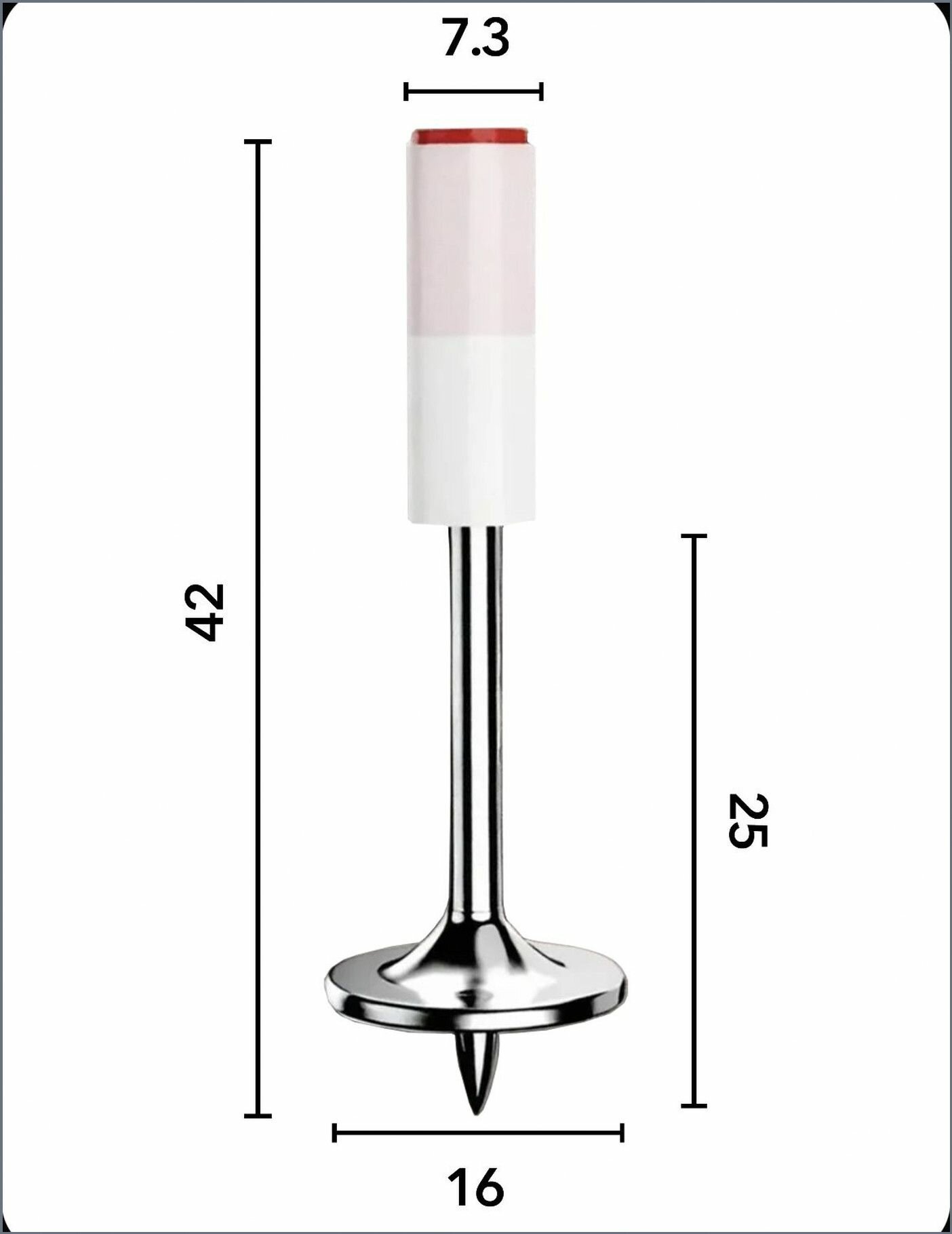 Дюбель 7.3 мм x 41.9 мм 99 шт.