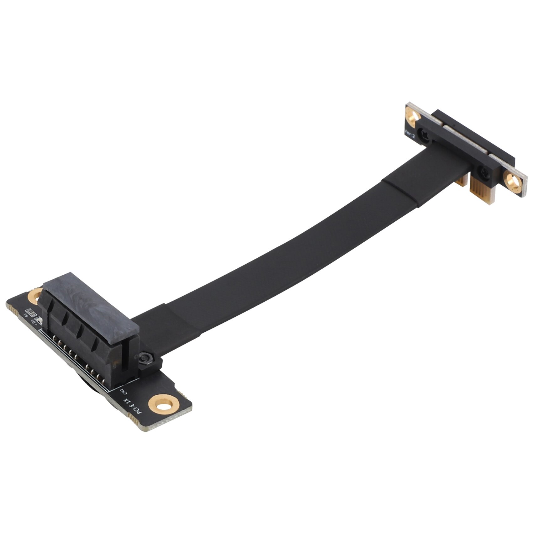 PCIE X1 Riser Cable Двойной 90-градусный прямоугольный PCIe 3.0 к Удлинительный кабель 8Gbps PCI Express 1X Card - 10CM