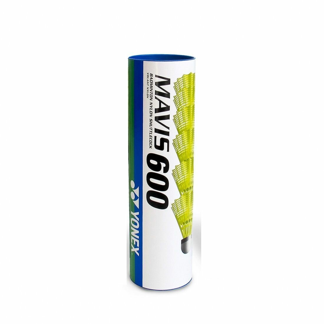 Воланы для бадминтона пластиковые Yonex Mavis 600 - 6шт. (Middle)