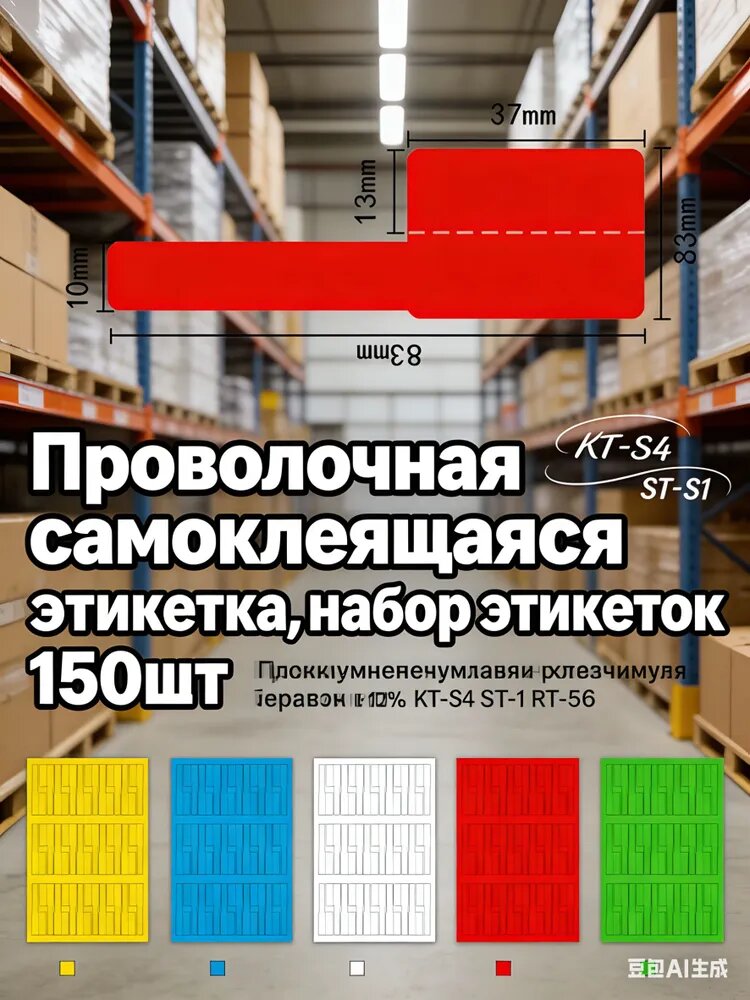 Этикетка (бирка) для маркировки кабелей и проводов(упаковка 150 штук)