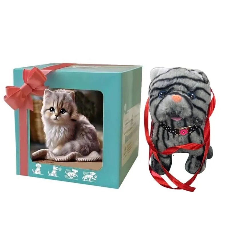 Интерактивная робот-игрушка Кот , Серый