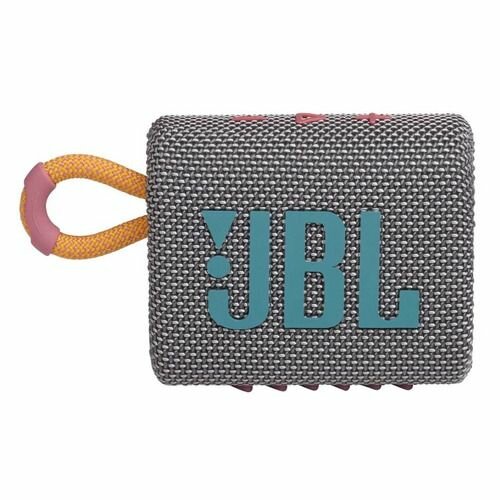 Портативный динамик JBL GO 3, серая расцветка, мощностью 4,2 Вт