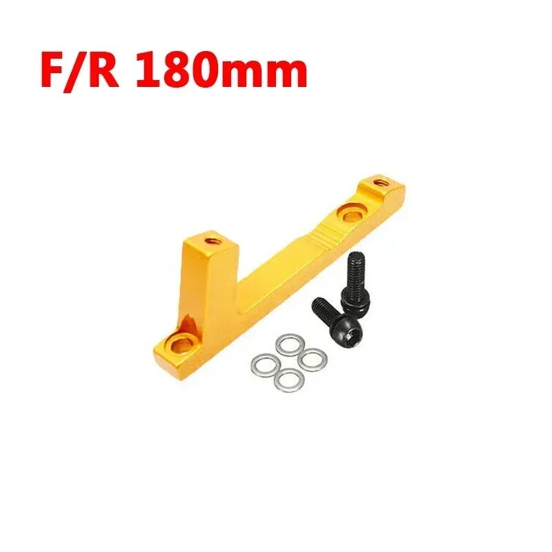 Дисковые тормозные роторы MTB 180/203 мм YX700554+700555AX Желтый, Gold F-R180mm