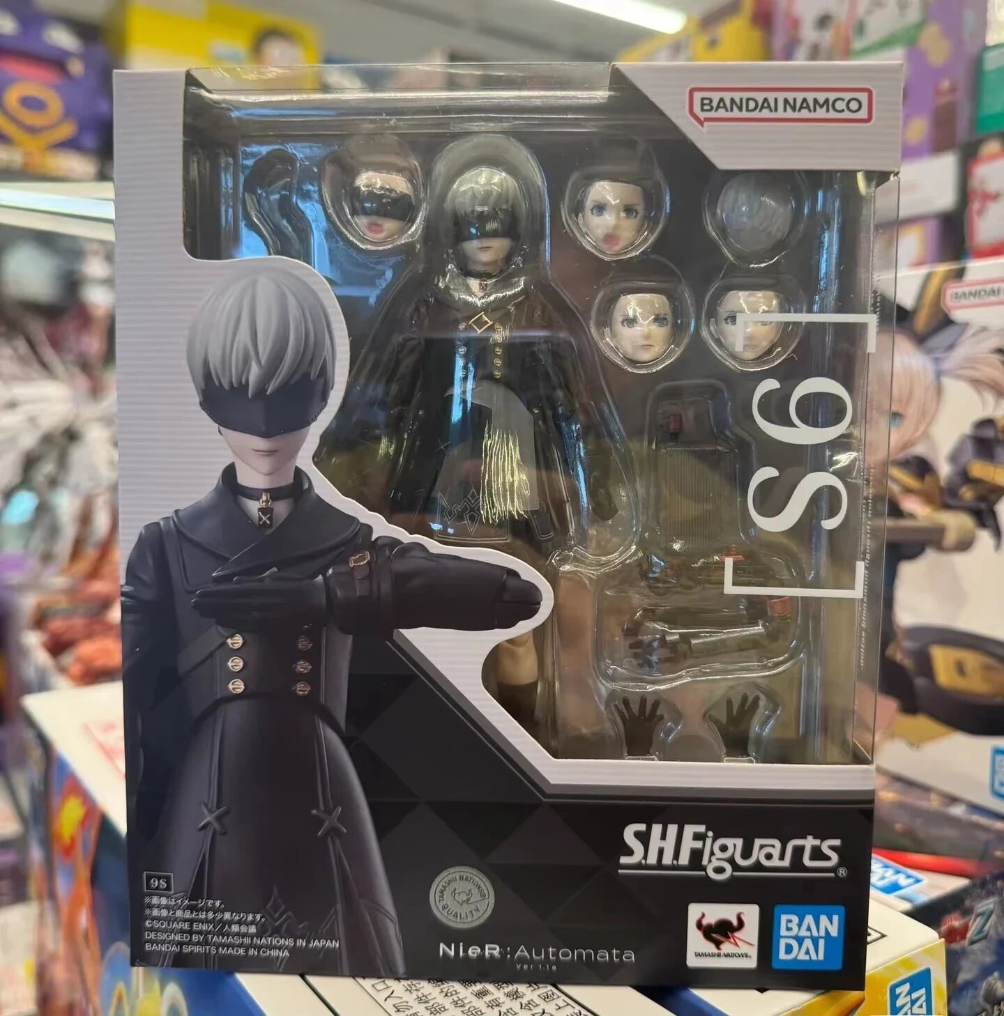 Bandai S.H.Figuarts SHF Nier: Automata 2B 9S Фигурки 9S-With Original Box