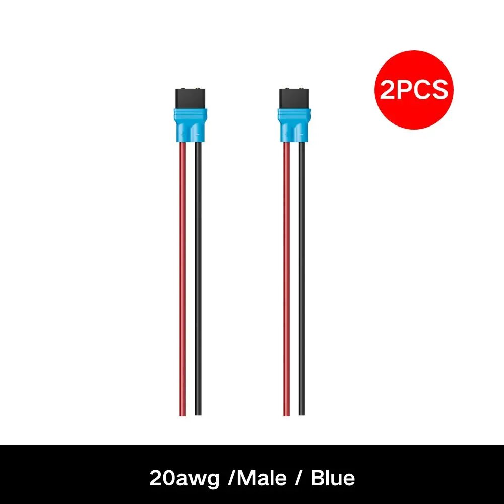 HawkSpeed XT30UP соединительный кабель для FPV дрона Синий, 20awg Male Blue