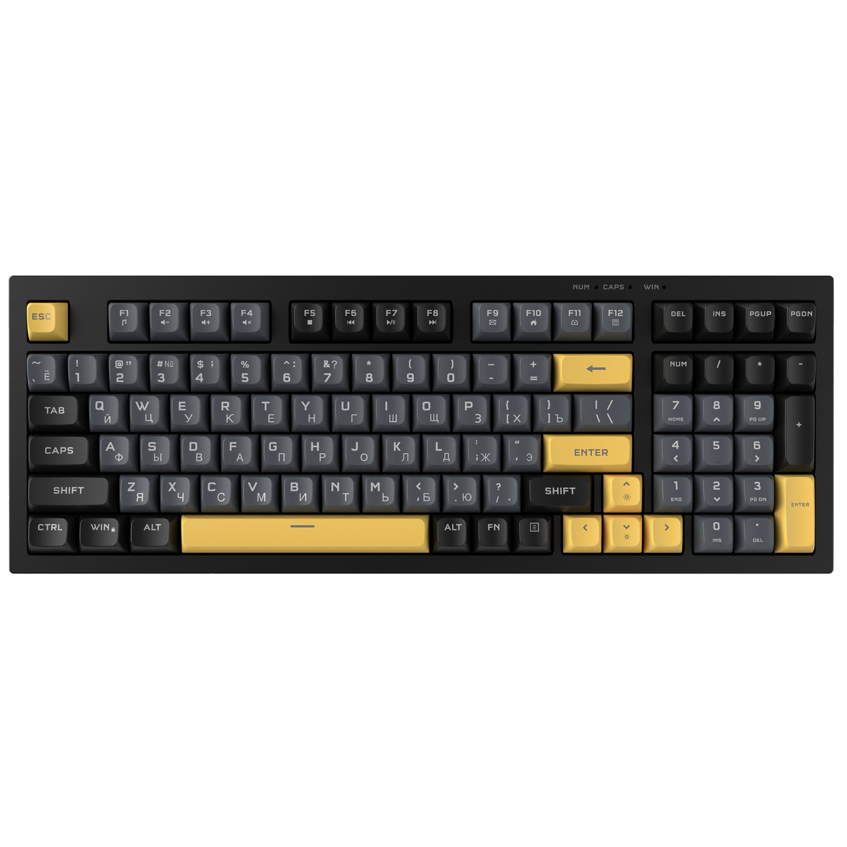 Клавиатура игровая Ritmix RKB-598BL grey