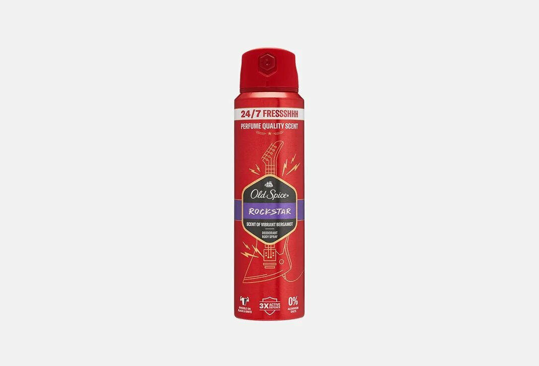 Old Spice Rockstar Аэрозольный дезодорант для тела 150 мл