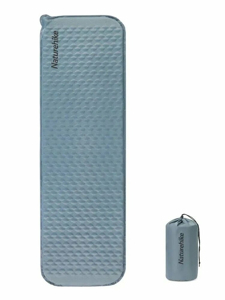 Naturehike Коврик самонадувающийся Yugu Ultralight CNK2300DZ013 Square голубой 3.5 см