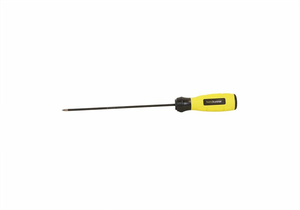 Отвертка крестовая PH0x150 алмазный наконечник, Hanskonner HK1040-16-PH0-150