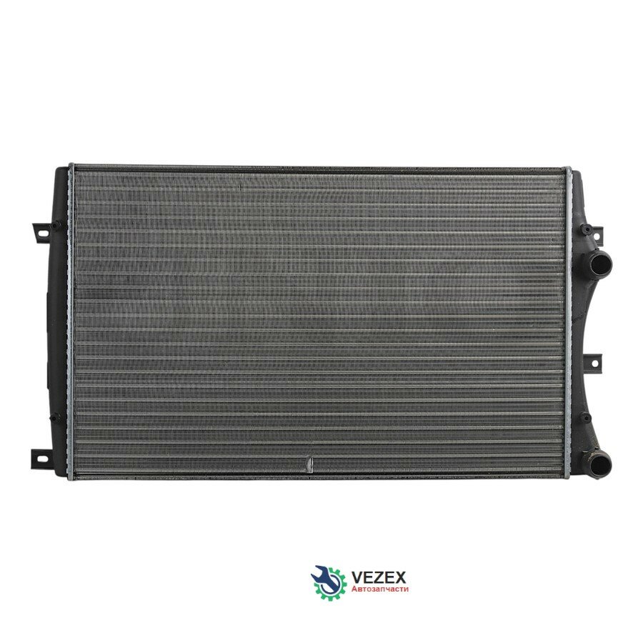 UNIO RAD-10076 Радиатор охлаждения двигателя VW Passat B6, B7 05-, Golf V, VI 03-, Skoda Octavia (1Z3,1Z5) 04-