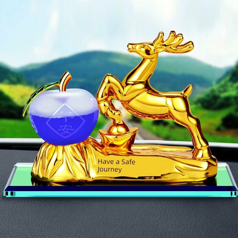 Держатель для автомобильного аромата Golden Deer Apple в белом цвете, премиум-качество декор для салона автомобиля