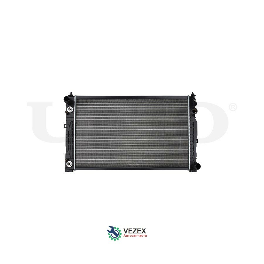 UNIO RAD-10096 Радиатор охлаждения двигателя VW Passat B5 96-, Audi A6 II 97-, A4 95-
