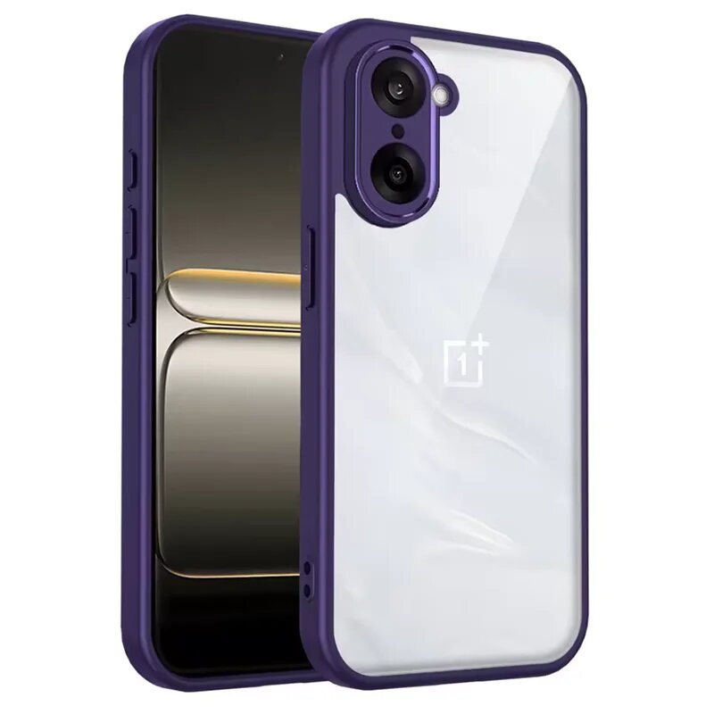 Силиконовый Защитный Чехол Oneplus Nord CE5 CPH2719, Противоударный Бампер С Фиолетовый, TMMS Purple