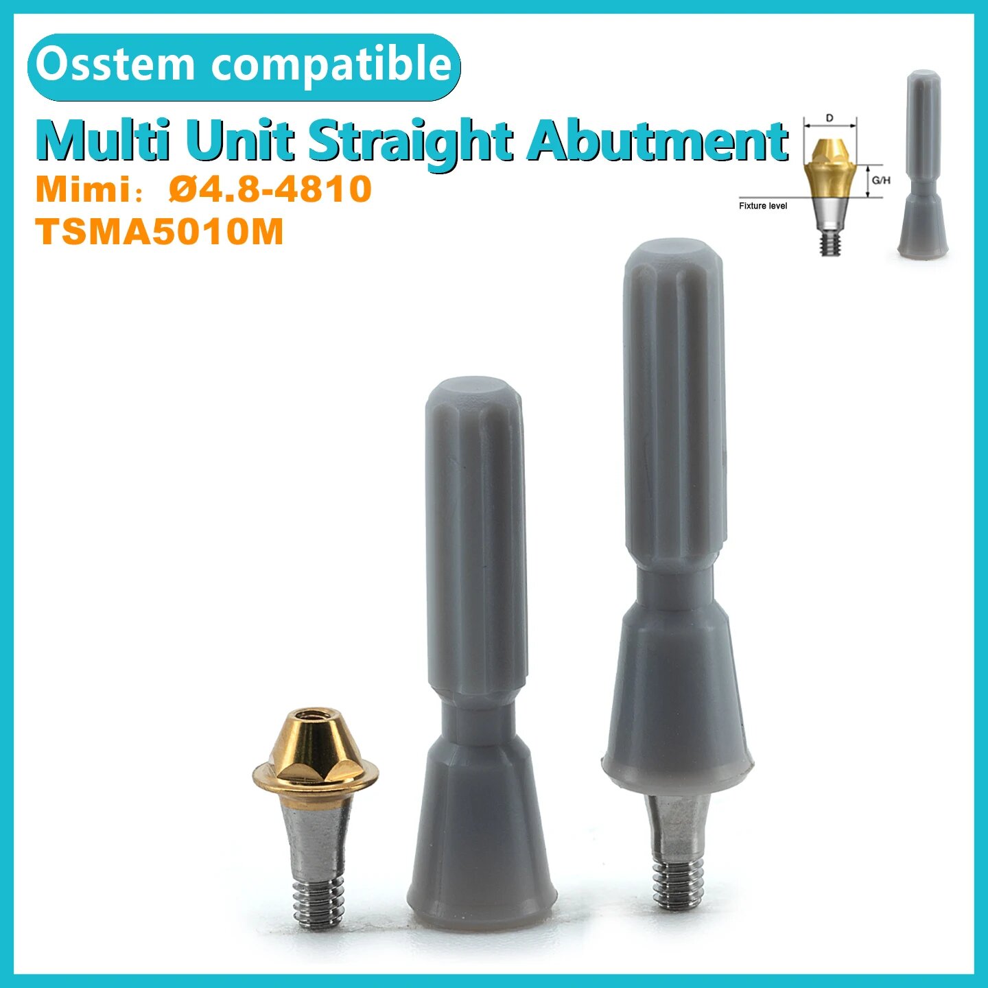 Абатмент Osstem Multi Unit Straight MD4.8 4810 TSMA5010M