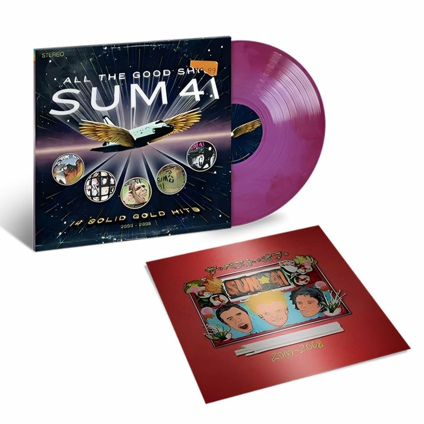 Виниловая пластинка Sum 41 - All The Good Sh** (14 Solid Gold Hits 2000 - 2008) Vinyl, LP, Album, Compilation , Purple Swirled