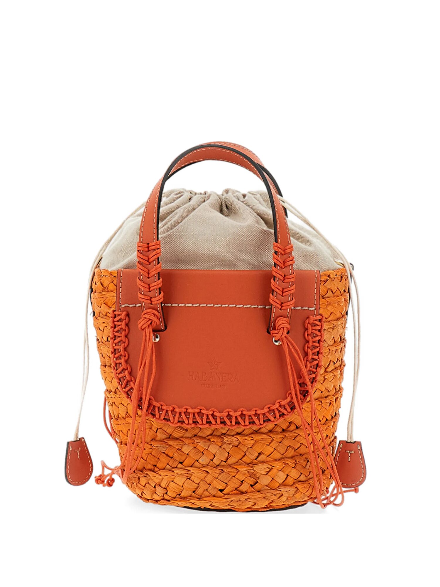 Сумка Habanera braided handle bucket bag