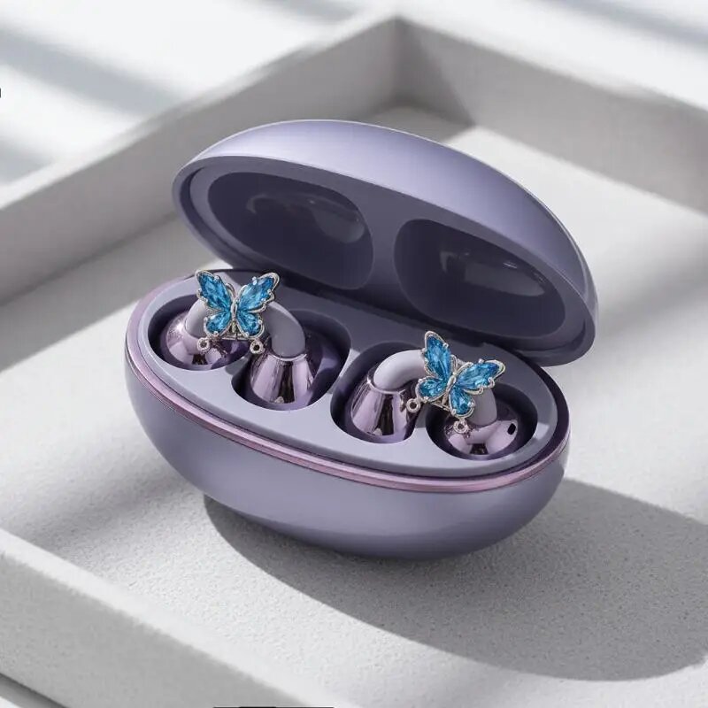 Bluetooth клипса для наушников Фиолетовый, 2 — фото 1