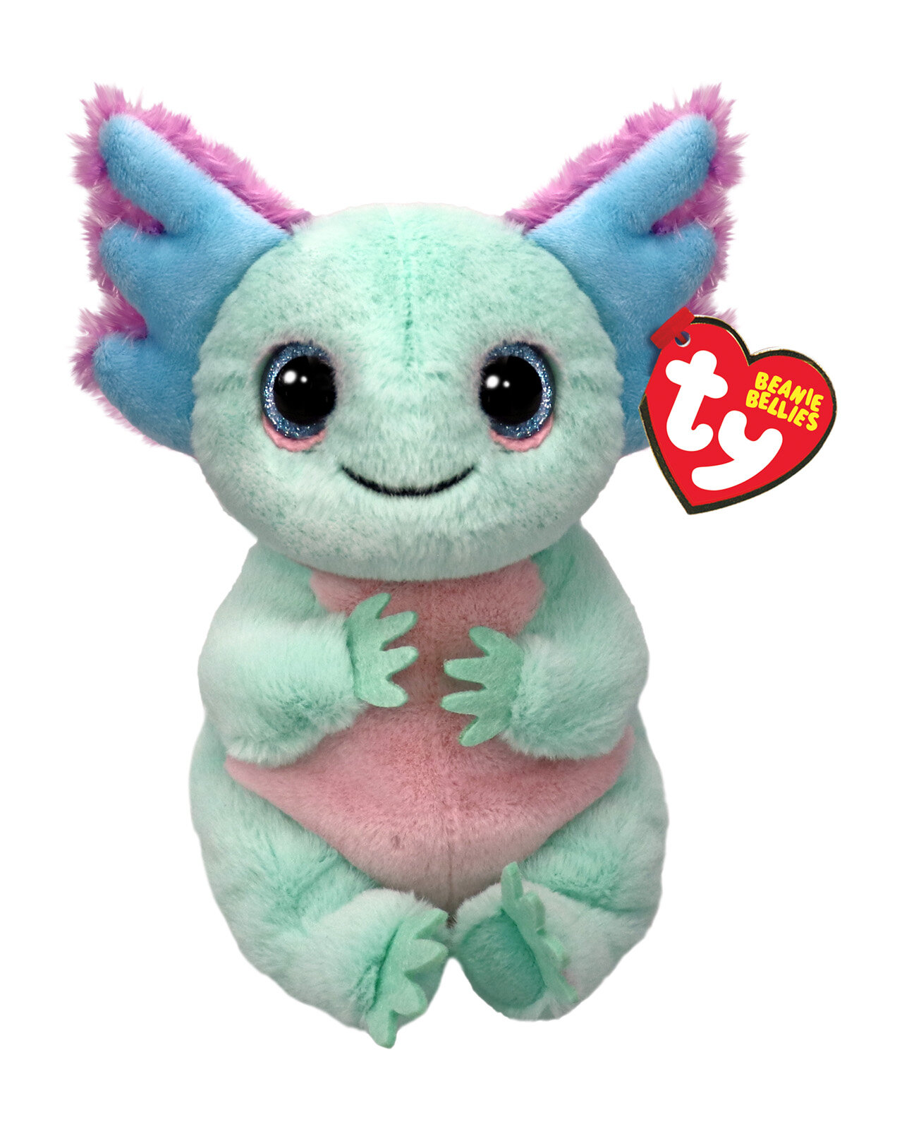Мягкая игрушка Алекс мятный аксолотль, 15 см