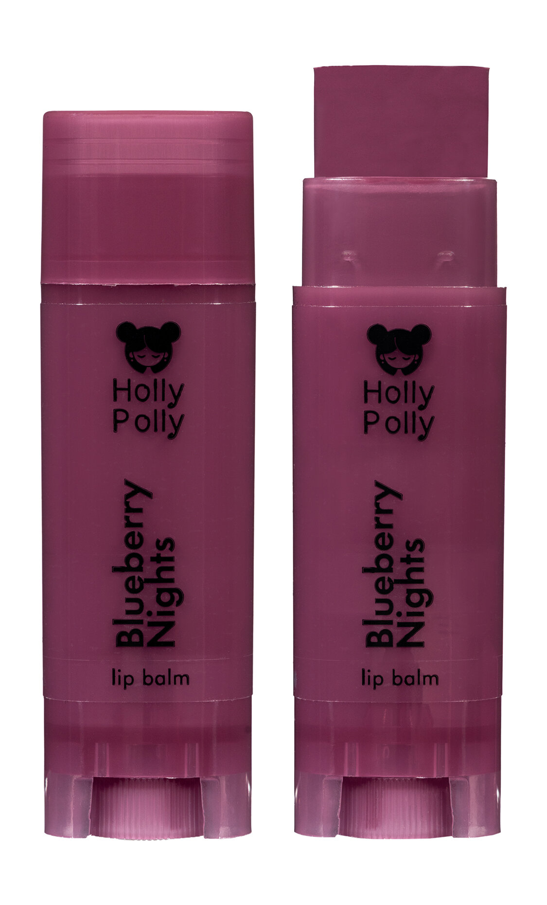 HOLLY POLLYОттеночный бальзам для губ Wine Not? Blueberry Nights, 4,9 г, Сливово-винный