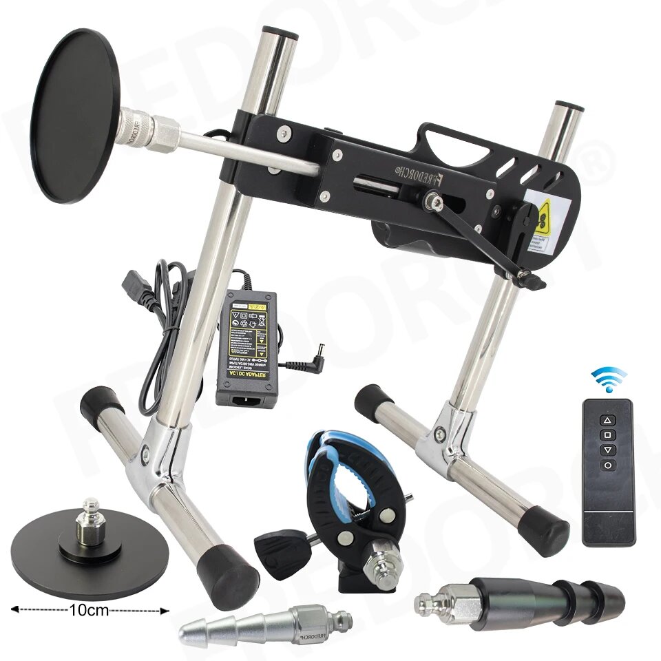 FREDORCH 80W Power 3-9CM Stroke Sex Machine Mute with Dildo Masturbator Sex Machine Masturbation Love Machine for Women Sex Toys