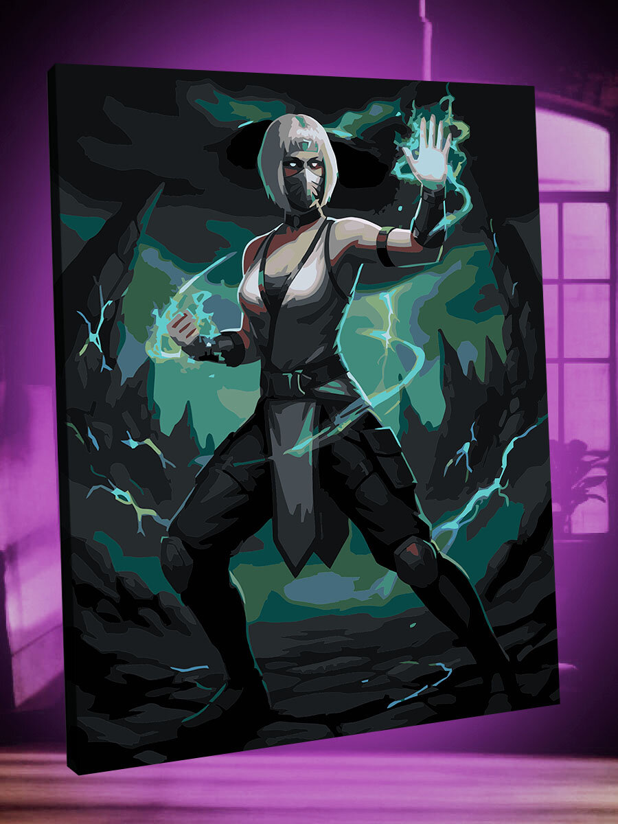 Картина по номерам Мортал Комбат Камелеона