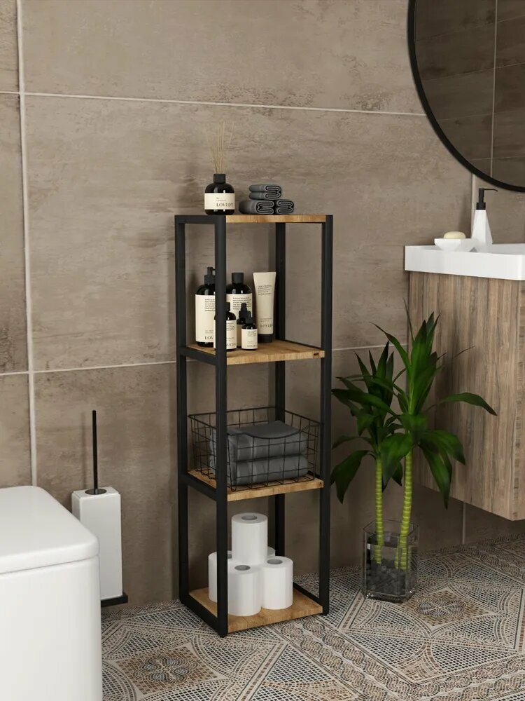 IamLoft Полка Напольная Прямая, 30х25х98 см, 1 шт.