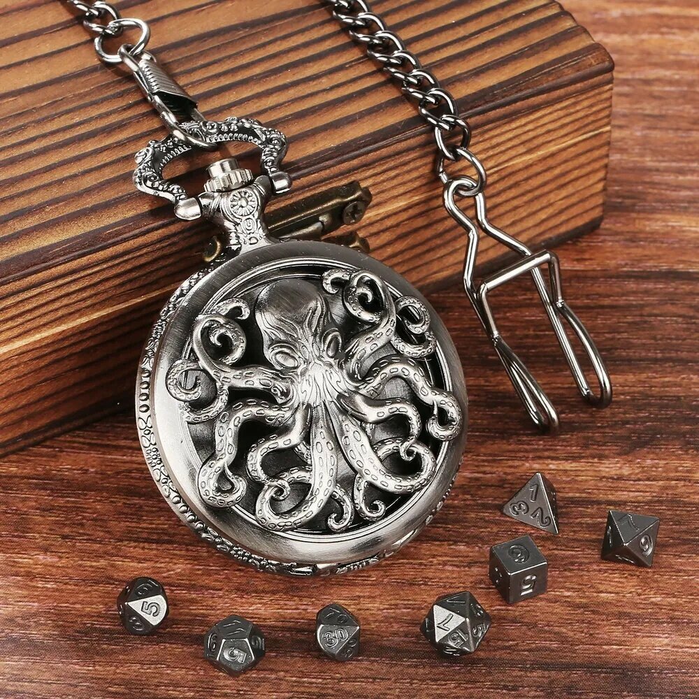 Игральные кости DND с чехлом, набор многогранников Dungeons and Dragons для настольных игр I D&D Dice MTG Explorer Дайсы для
