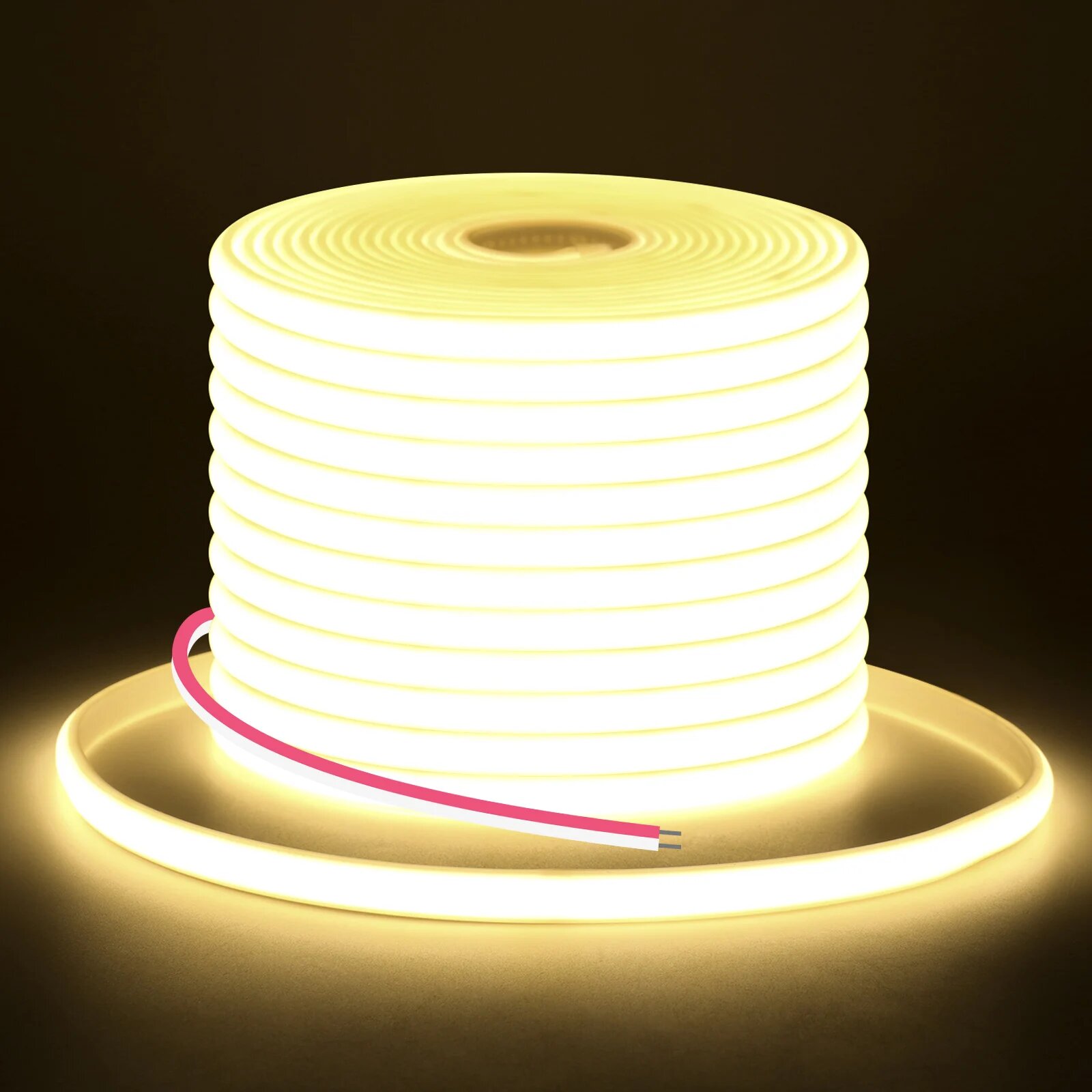 Светодиодная лента COB 12V, 10м, белый свет