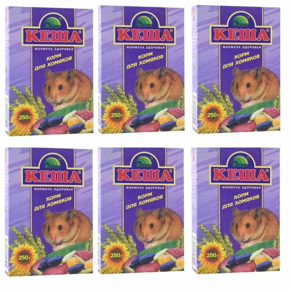 Кеша Корм для хомяков , 500 г, 6 шт