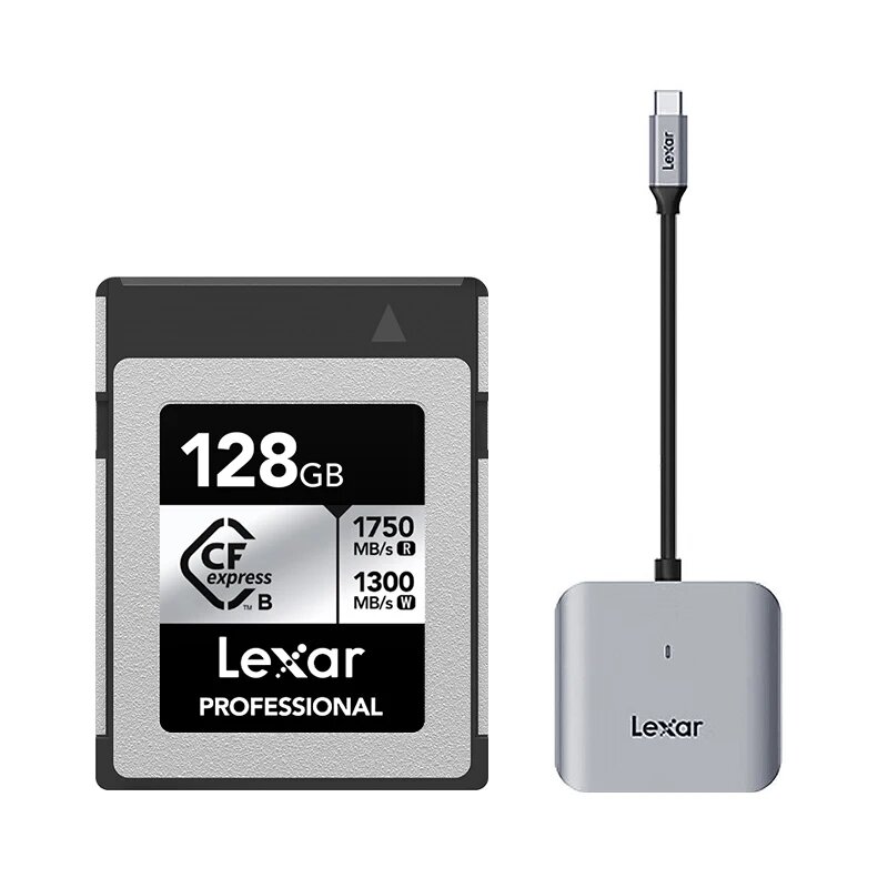 Lexar 8K Video CFexpress Type B карта памяти для Canon Nikon 128/256/512 ГБ 128GB and Reader