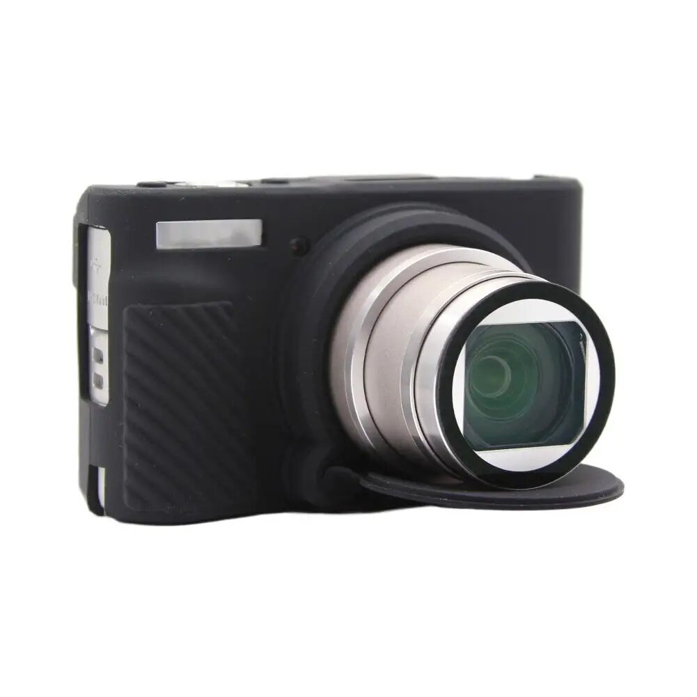 Силиконовый чехол для Canon SX740/SX730 темно-зеленый/черный