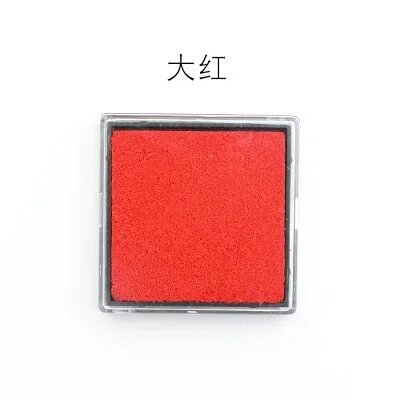 Цветные чернильные подушечки для рукоделия Красный, Red